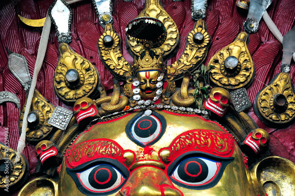 Goddness durga in Nepal Stock Photo | Adobe Stock