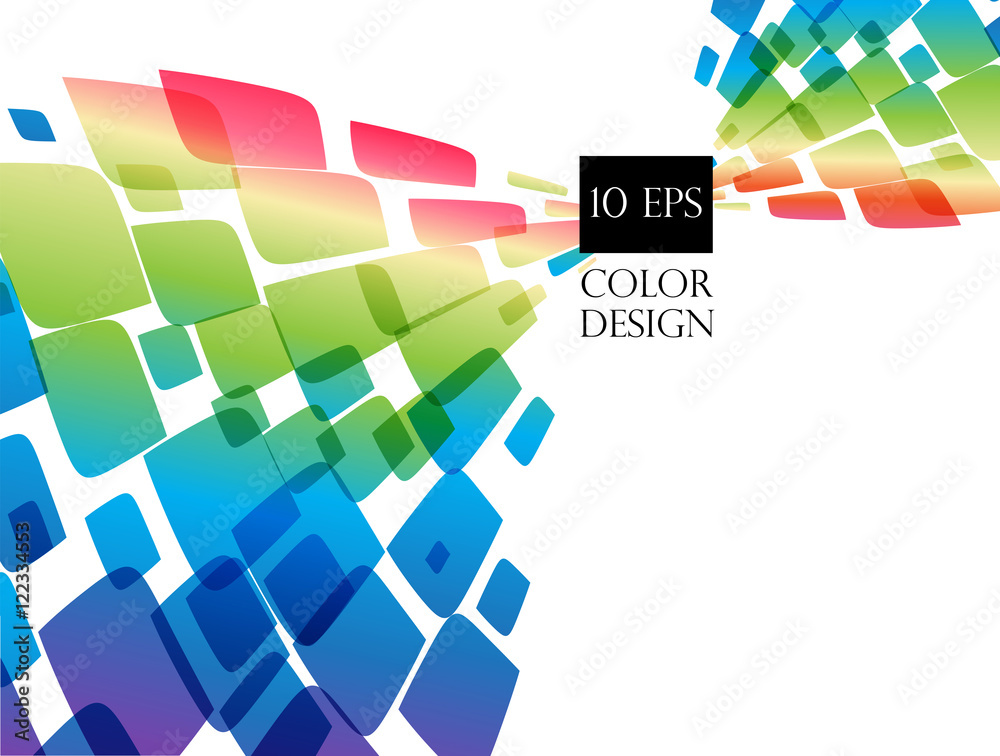 Colorful abstract background Stock Vector | Adobe Stock