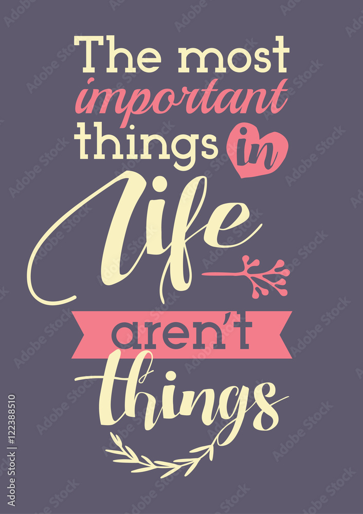 Necessary Things For Life