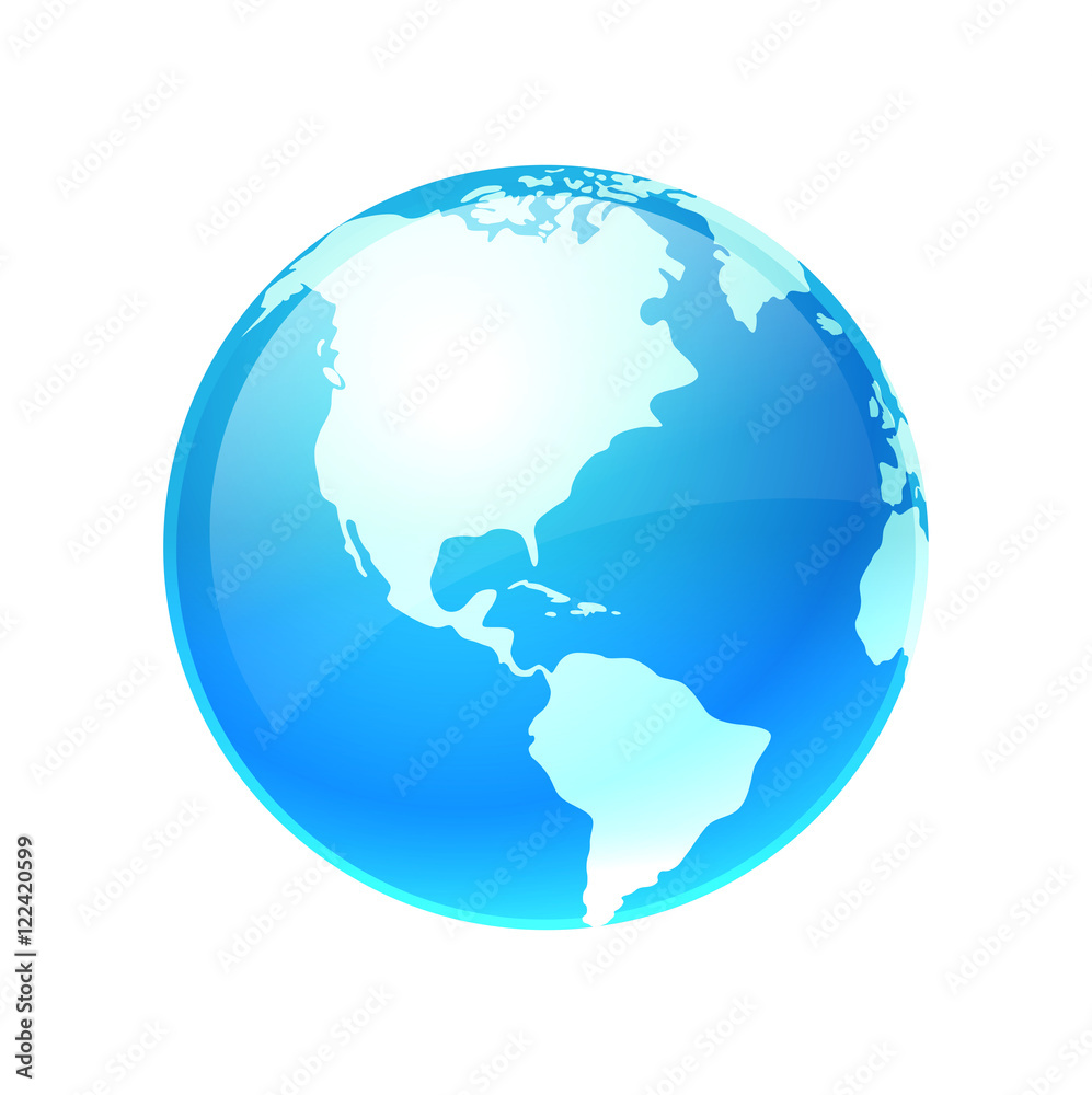 Logo Earth Planet Stock Vector | Adobe Stock