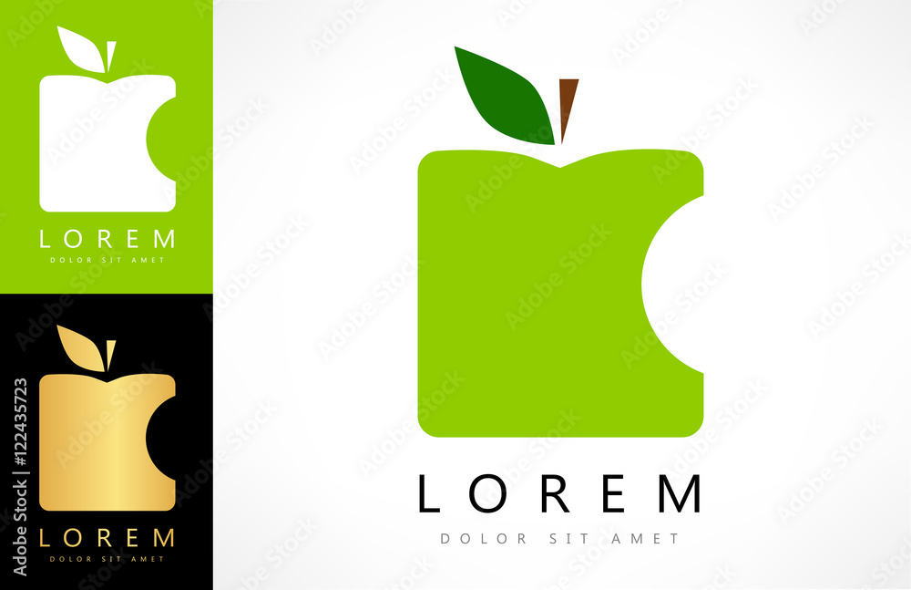 apple vector Stock Vector | Adobe Stock