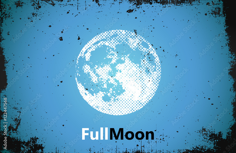 Moon logo design. Creative moon logo. Night logo. Blue moon. Stock ...
