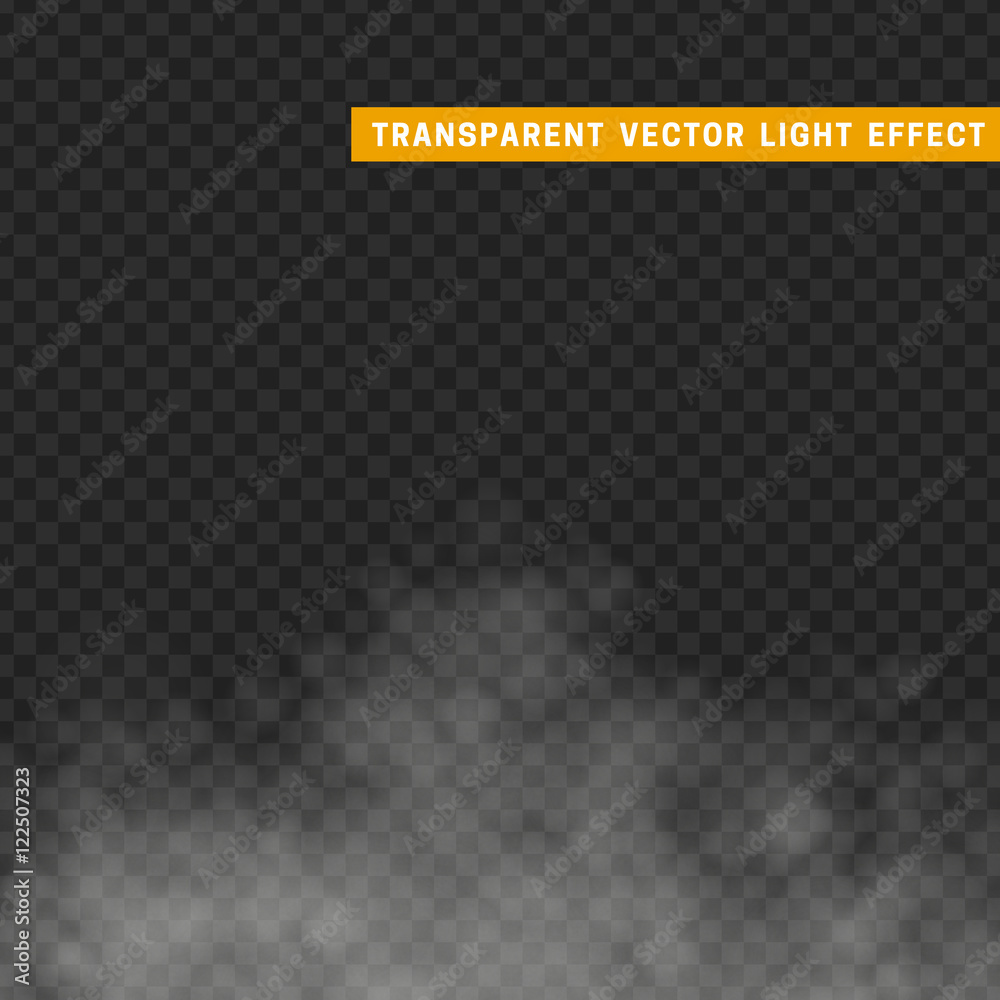 Fog or smoke isolated transparent special effect. The steam effect ...
