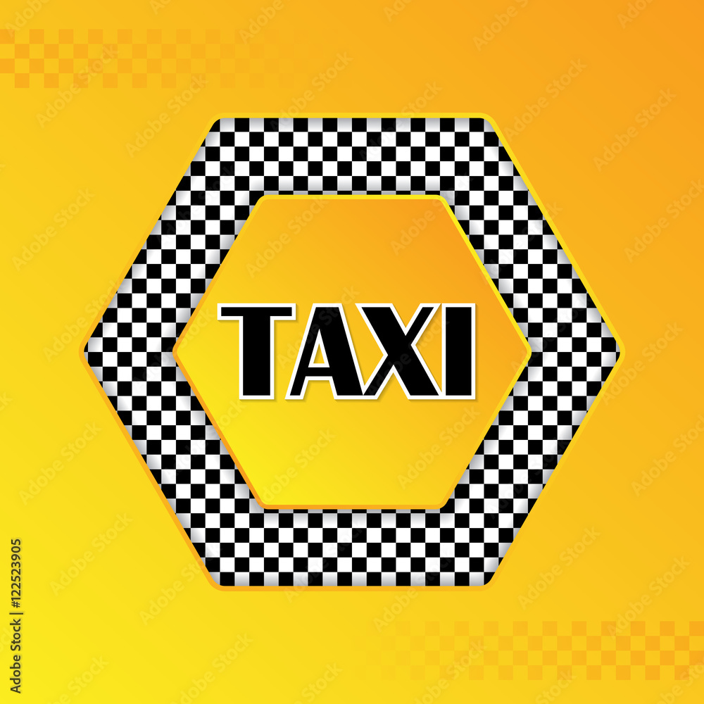 Checkered taxi background with text in center Stock Vector | Adobe Stock