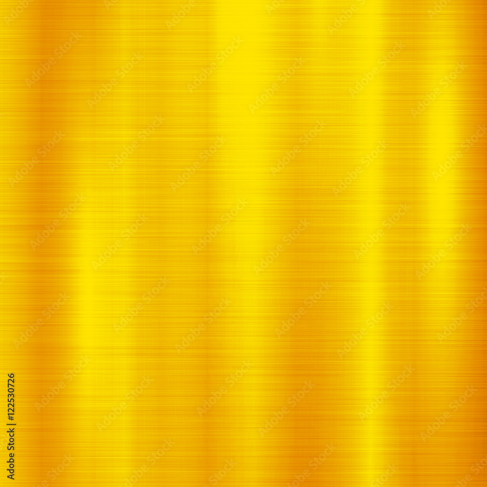 Gold metal technology background with polished, brushed metal texture ...