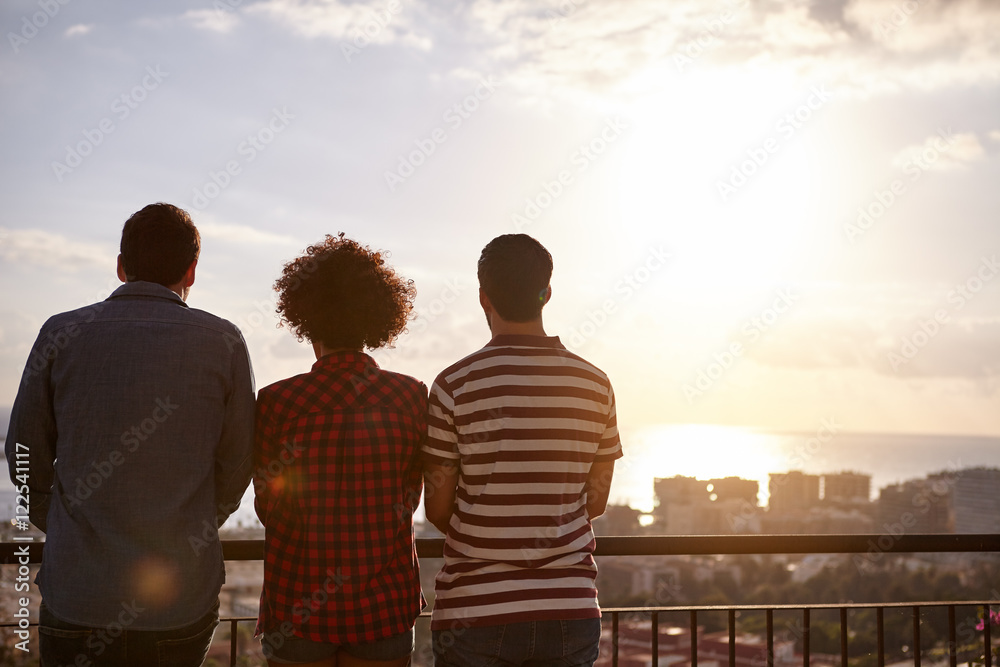 Three Friends Sunset