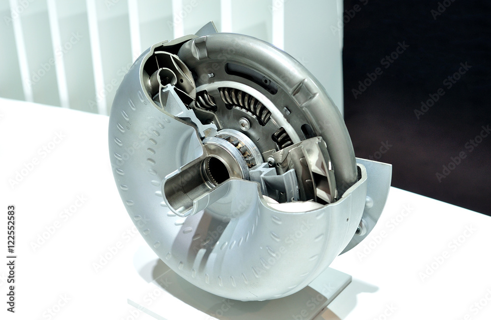 Torque converter cross section. Stock Photo | Adobe Stock