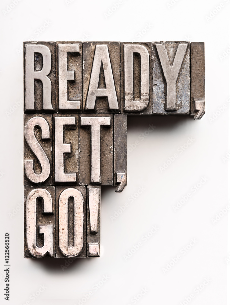 Ready, set, go! Stock Photo | Adobe Stock