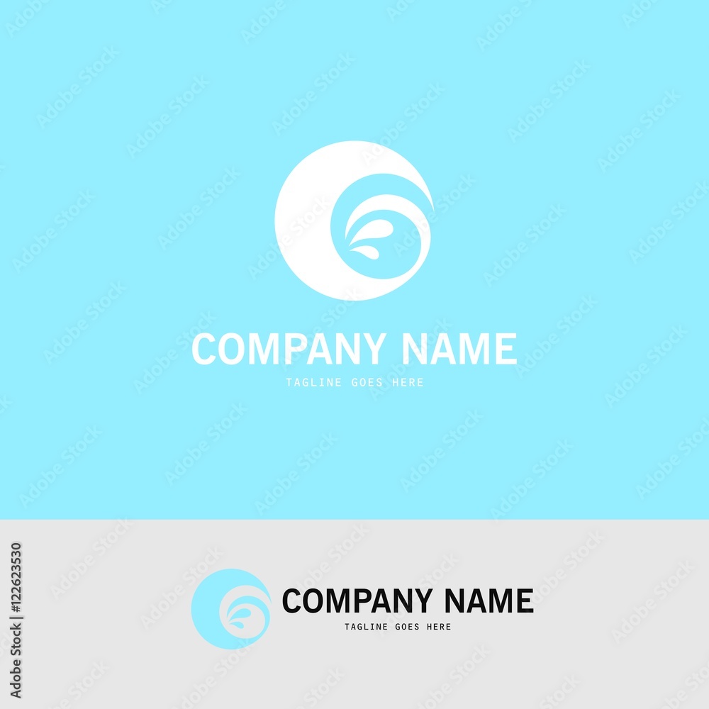 letter G water splash logo Stock Vector | Adobe Stock