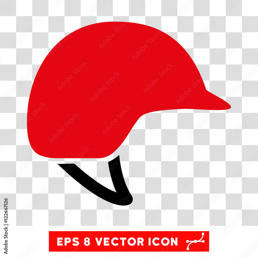 Vector Motorcycle Helmet EPS vector pictogram. Illustration style is ...