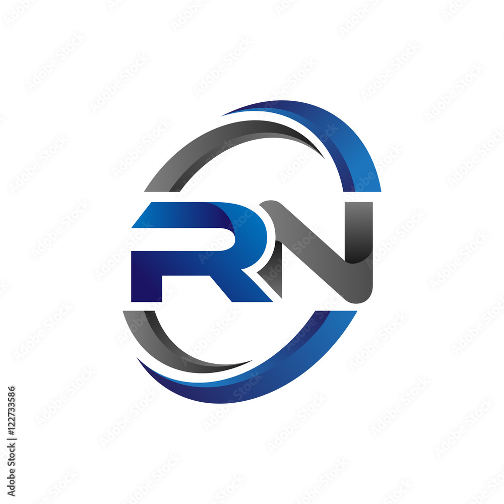 Simple Modern Initial Logo Vector Circle Swoosh rn Stock Vector | Adobe ... Simple Modern Initial Logo Vector Circle Swoosh rn Stock Vector | Adobe ...