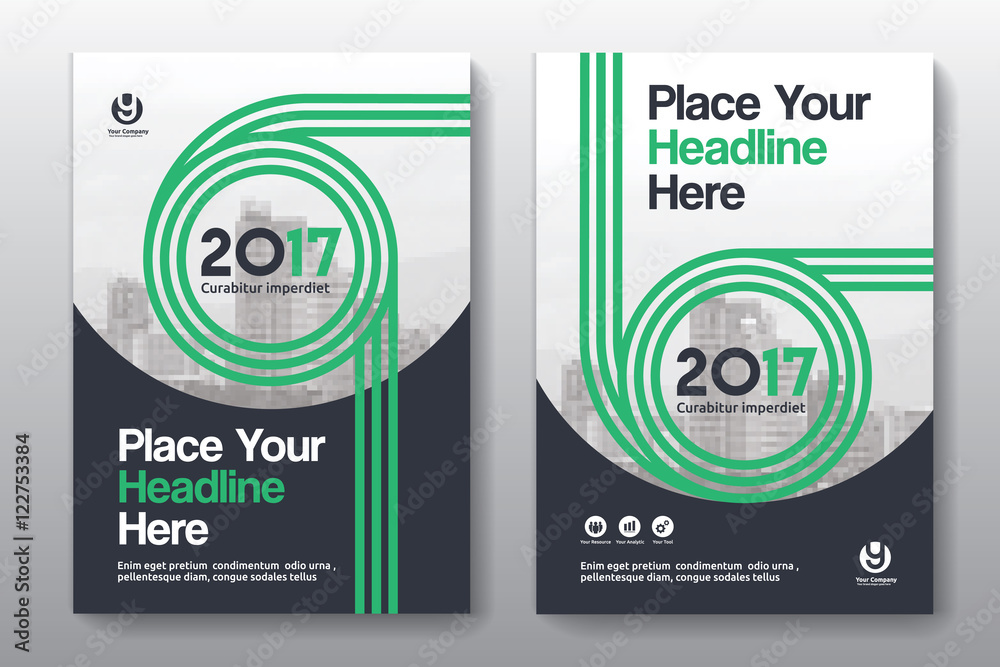 Green Color Scheme with City Background Business Book Cover Design ...