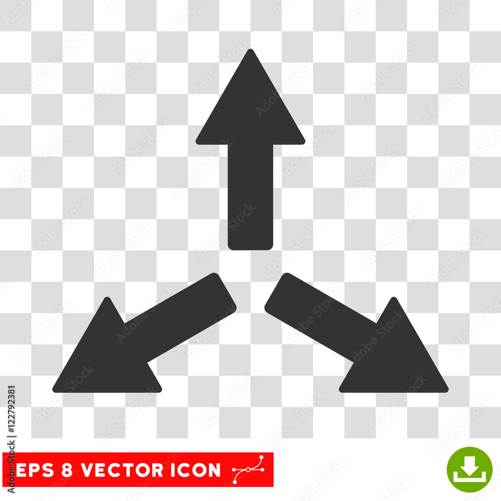 Expand Arrows round icon. Vector EPS illustration style is flat iconic ...