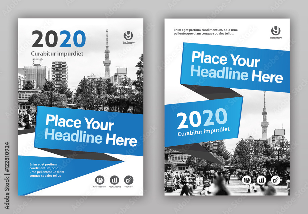 3 Color Schemes Book Cover Design Set 04 Stock Template | Adobe Stock