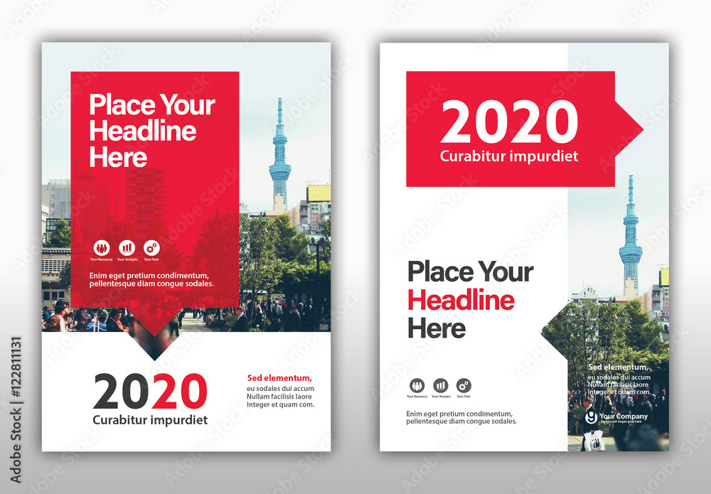 Book Cover Layout Set 12 Stock Template | Adobe Stock