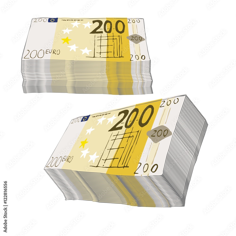 Wie Hoch Ist Ein Bündel 200 Euro Scheine