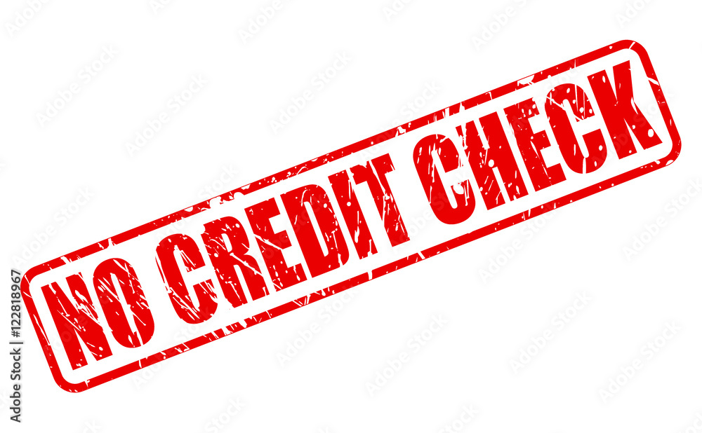 NO CREDIT CHECK red stamp text vector de Stock | Adobe Stock