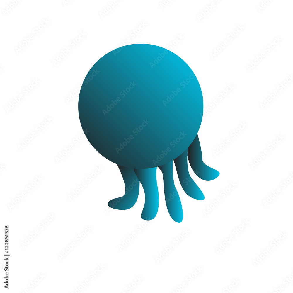Squid Vector Stock Vector | Adobe Stock