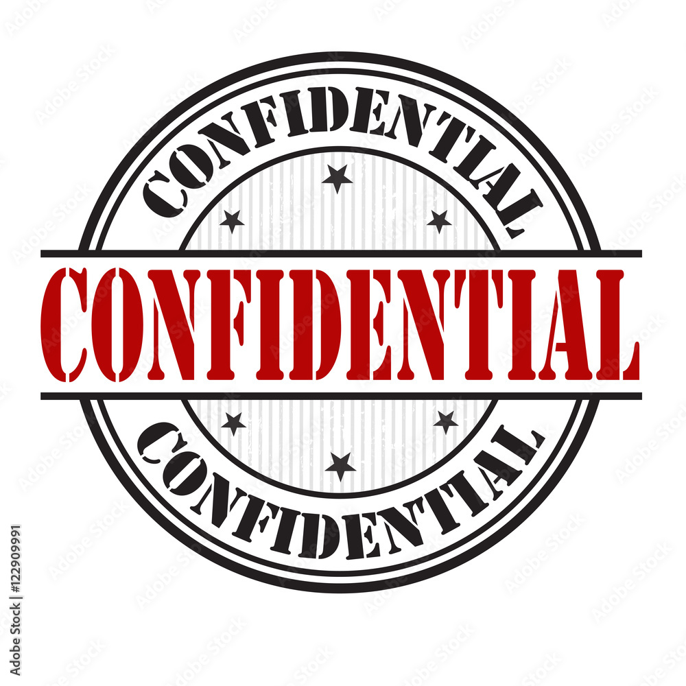 Confidential Sign