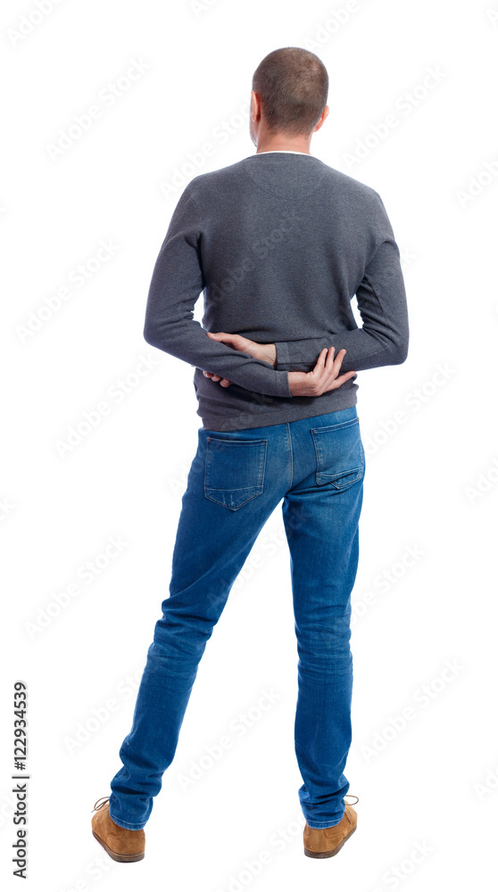 Person Back View Standing