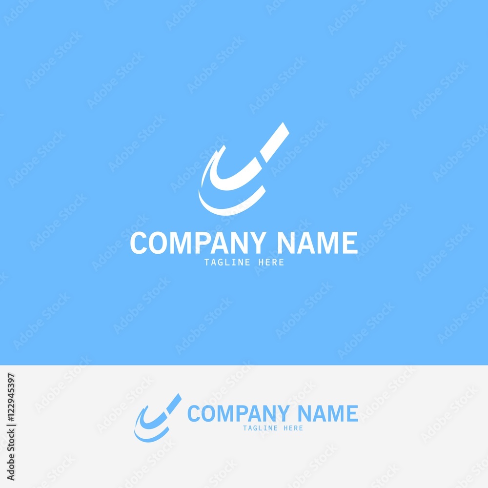 shape loop company logo Stock Vector | Adobe Stock