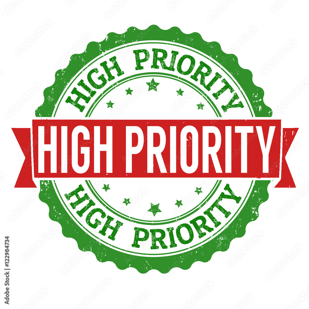 High Priority Stamp