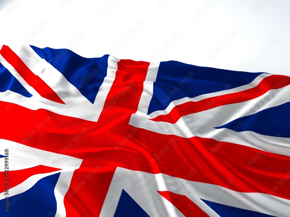 Waving england Flag Stock-Illustration | Adobe Stock