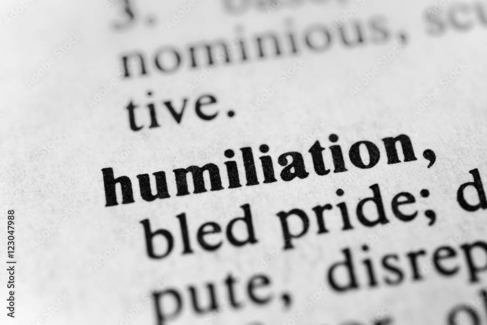 Humiliation Stock Photo | Adobe Stock