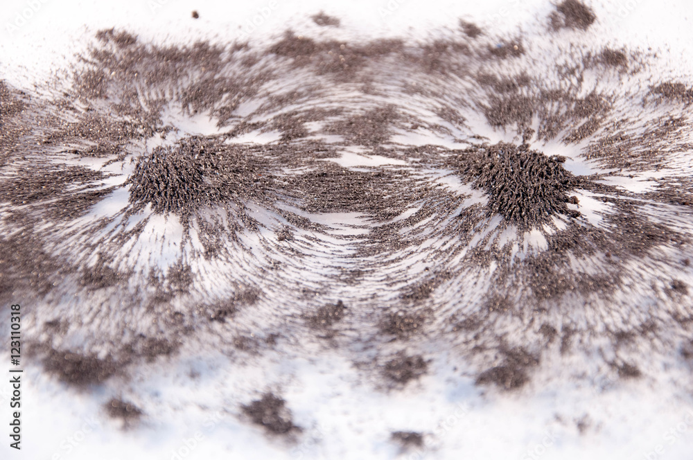 Magnetic Field. Science Magnetic Field. Physics magnetic field. Stock ...