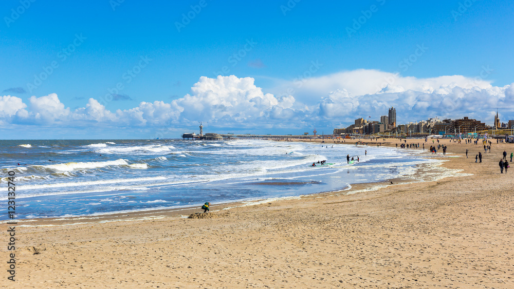 Strand von Scheveningen / den Haag Stock Photo | Adobe Stock