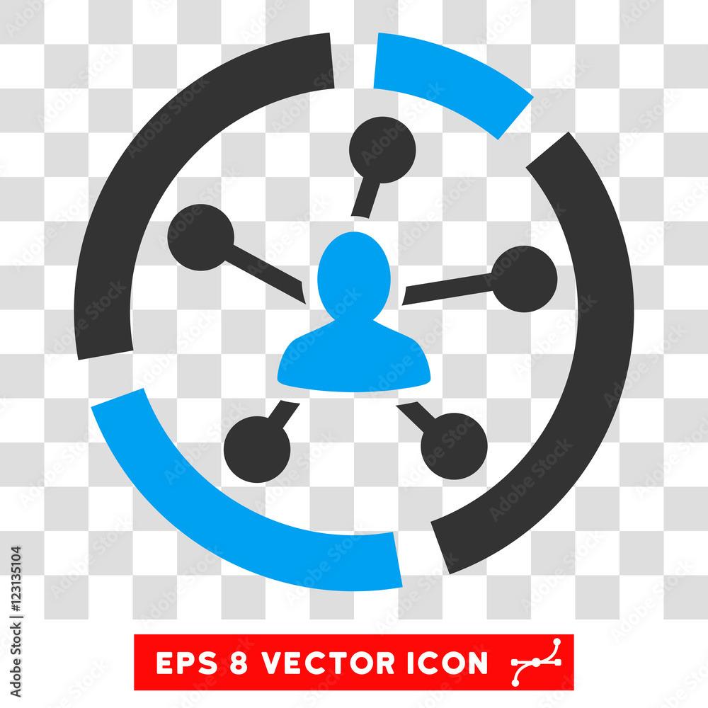 Vector Relations Diagram EPS vector icon. Illustration style is flat ...