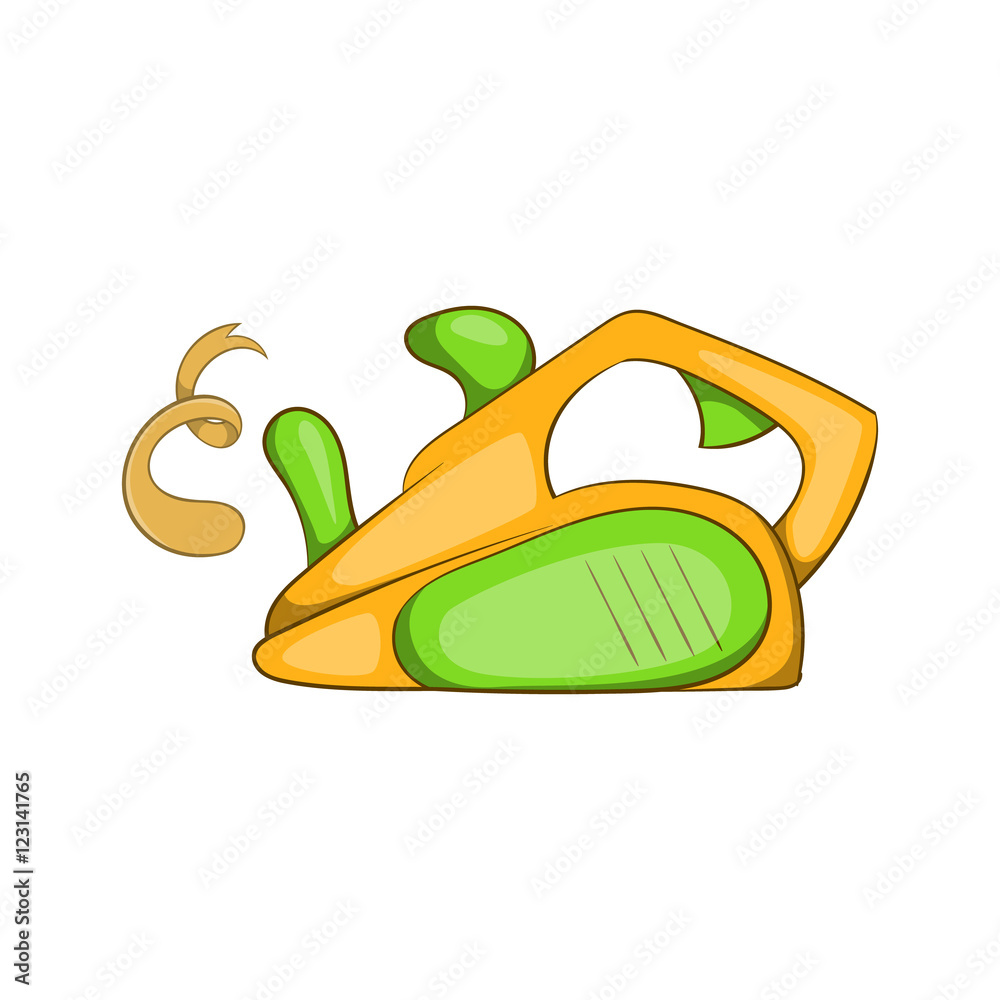 Jack-plane tool icon. Cartoon illustration of jack-plane vector icon ...