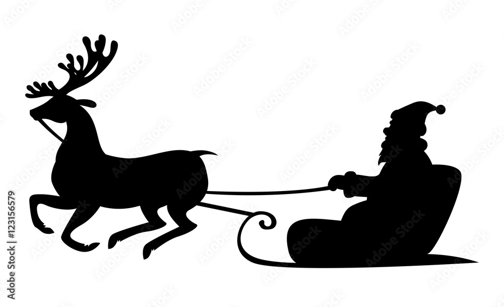 Santa Claus Silhouette