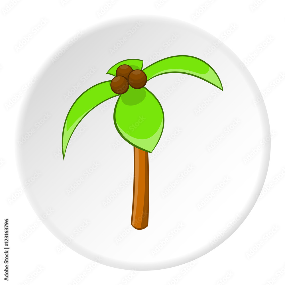 Palma icon. Cartoon illustration of palma vector icon for web Stock ...