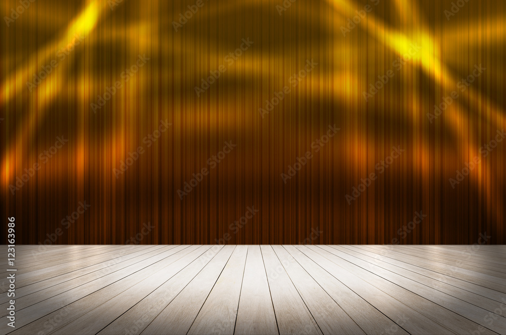 gold curtain stage background with light beam Stock Illustration ...