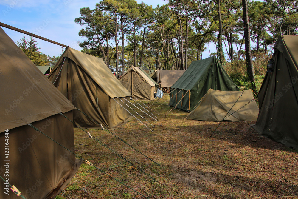 camp militaire Stock Photo | Adobe Stock