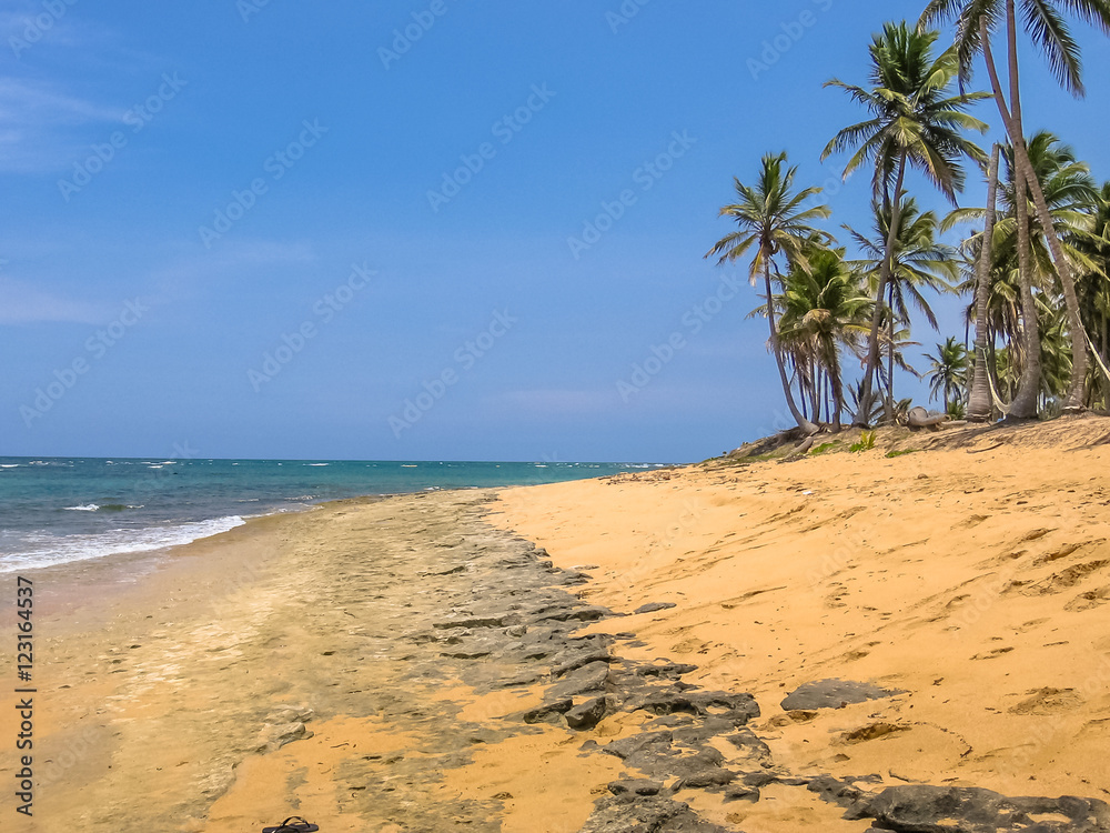 Foto de The wild and remote Playa Rincon near Las Galeras in Samana ...