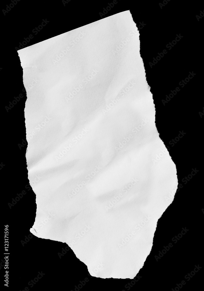 Piece of torn paper, space for copy Stock Photo | Adobe Stock