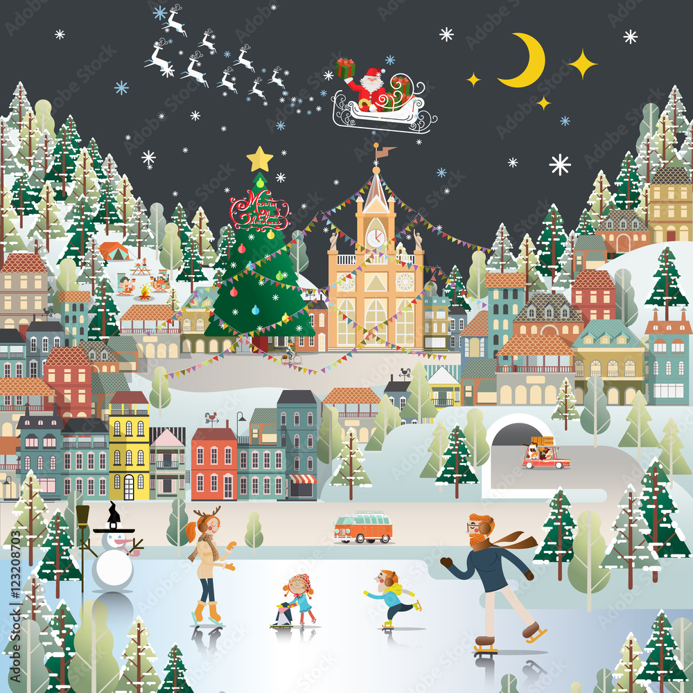 Santa Claus Is Coming To Town Wallpaper