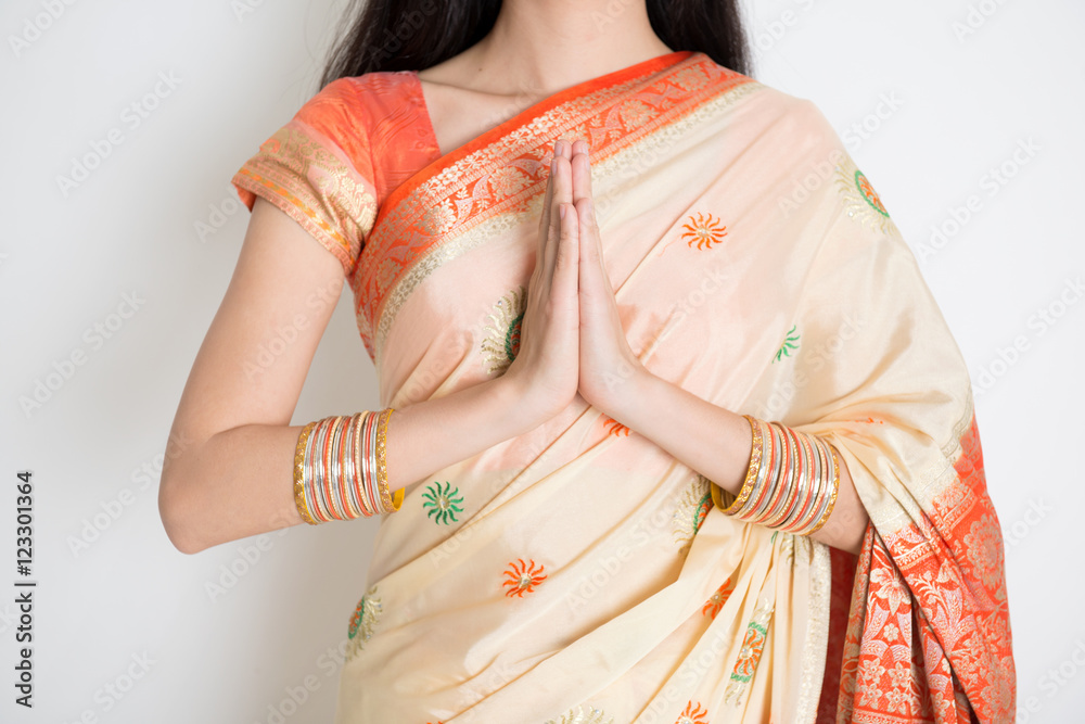 Greeting pose Stock Photo | Adobe Stock