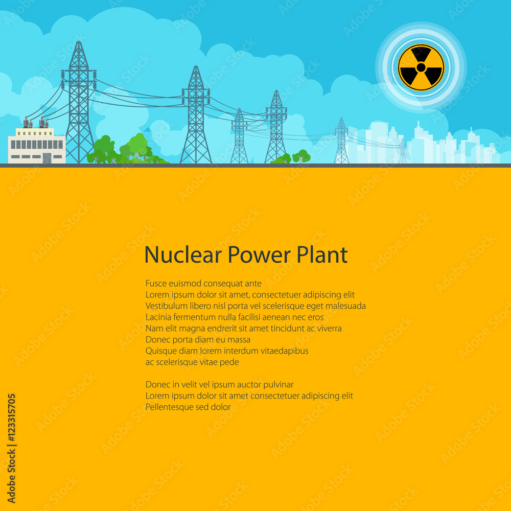 High Voltage Power Lines Supplies Electricity to the City, Electric ...