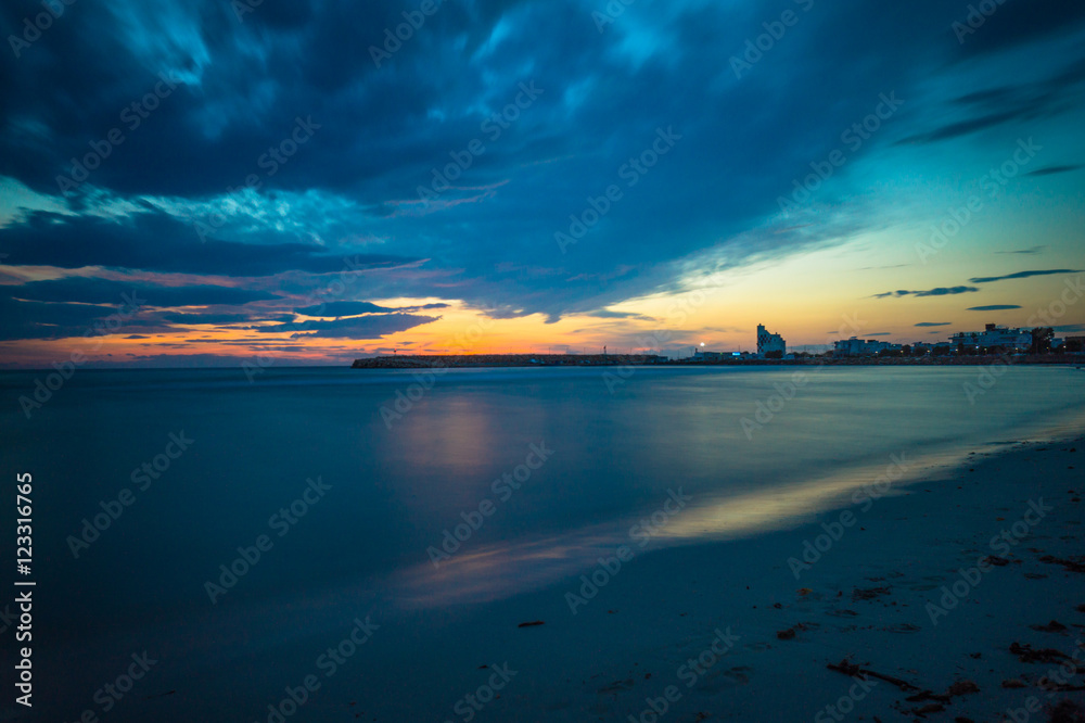 Tramonto al mare Stock Photo | Adobe Stock