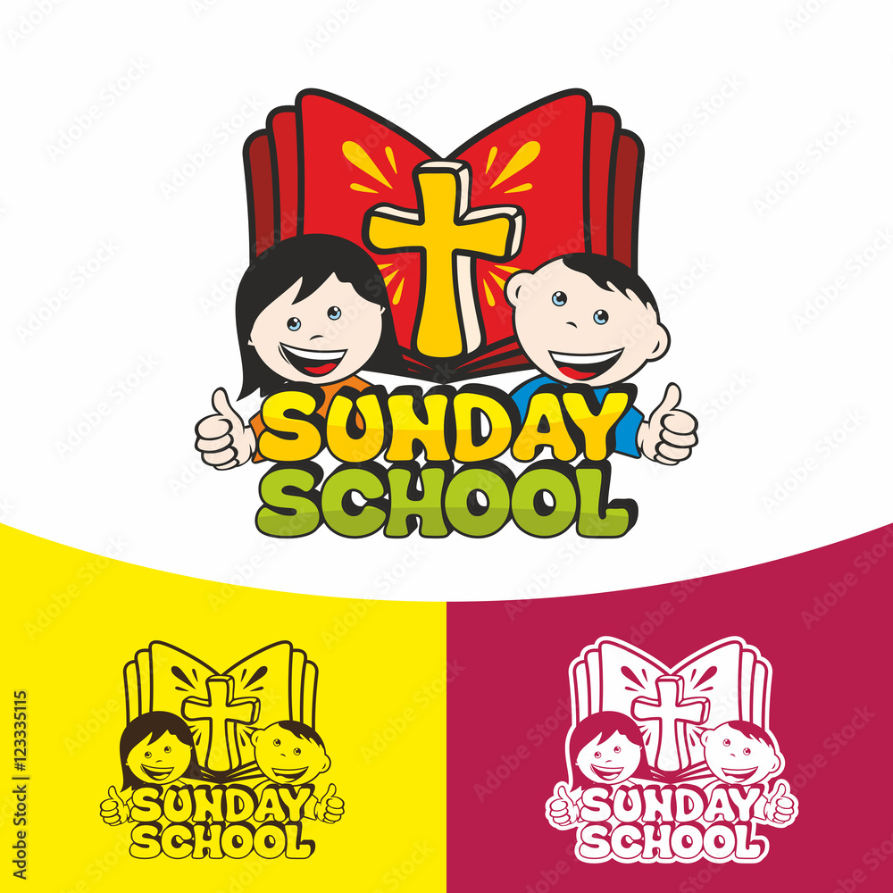 Logo Sunday school. Christian symbols. The Church of Jesus Christ ...