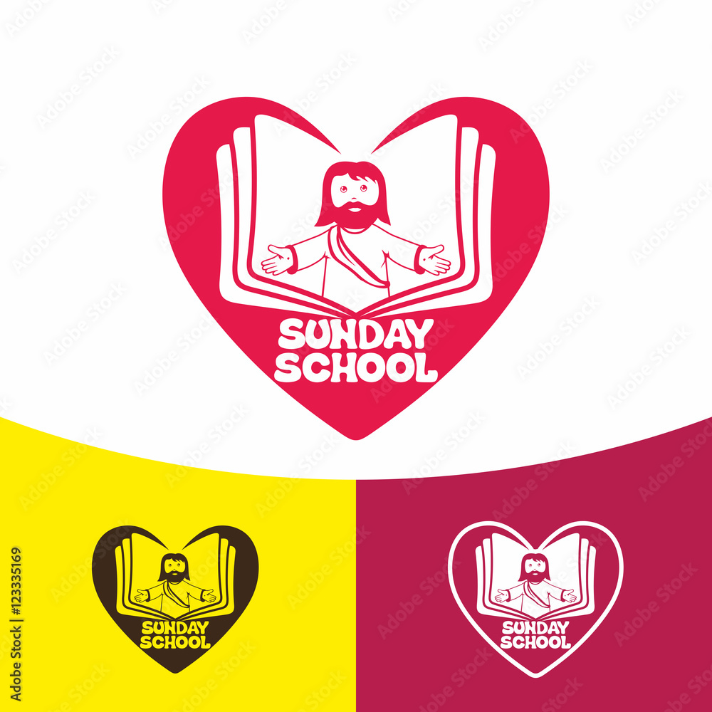 Logo Sunday school. Christian symbols. The Church of Jesus Christ ...