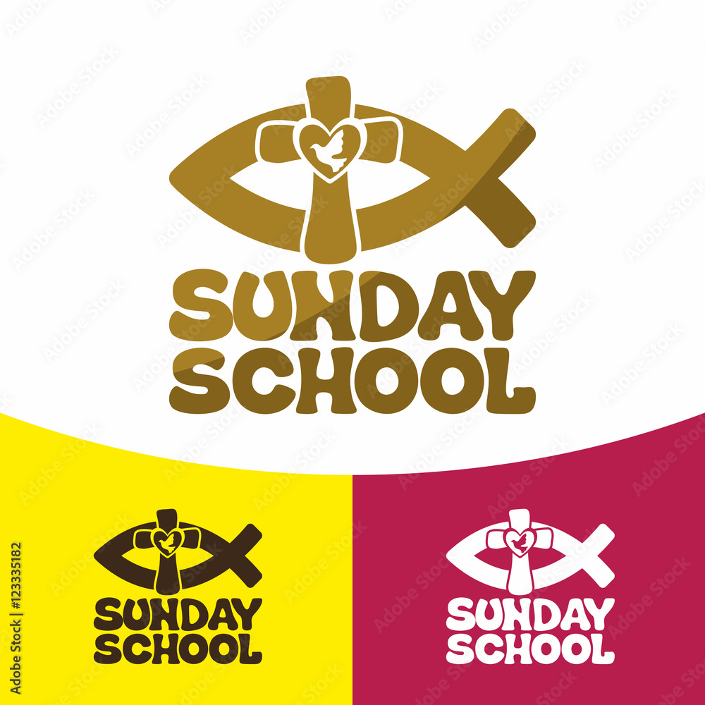 Logo Sunday school. Christian symbols. The Church of Jesus Christ ...