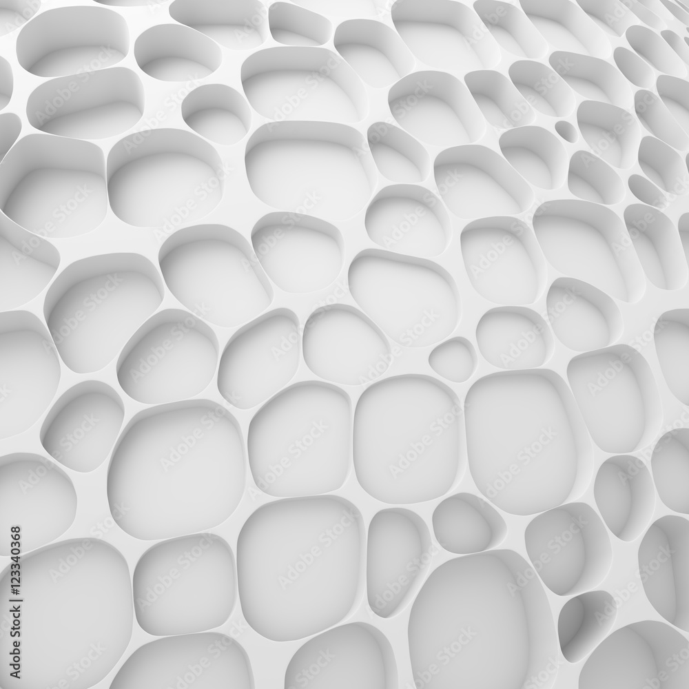 Poster White abstract cells net backdrop – Wall Art | UkPosters