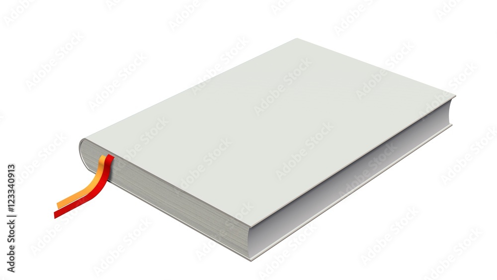 empty white book notebook calendar - isolated on white background Stock ...