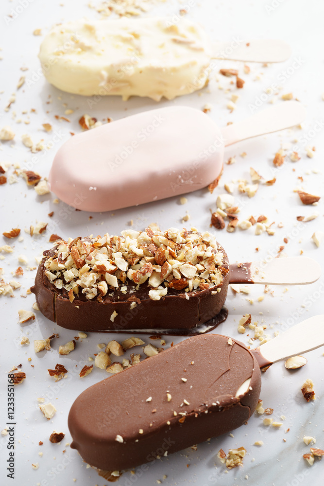 chocolate popsicle Stock Photo | Adobe Stock