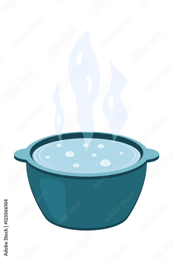 Boiling Pot Of Water Clipart