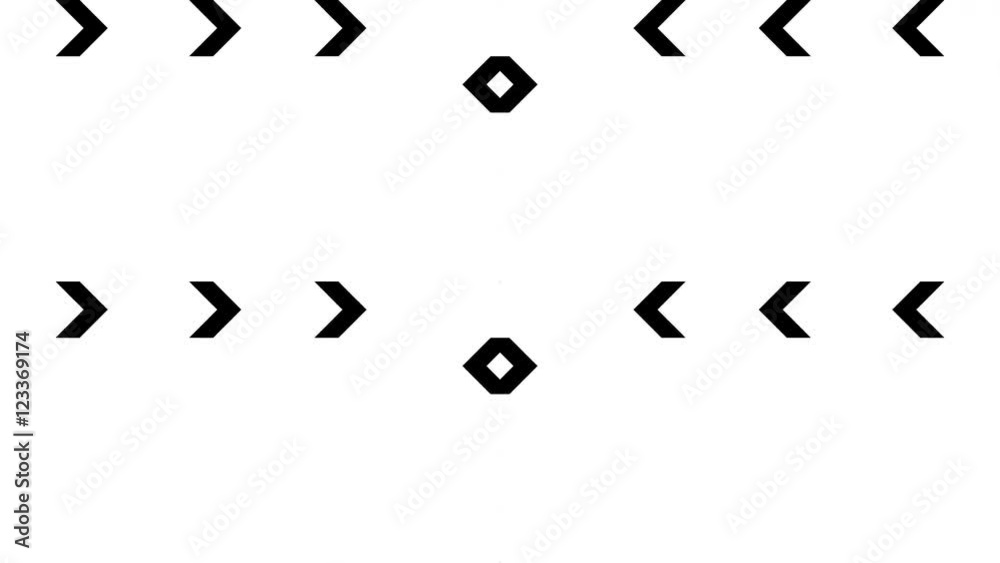 ultra HD 4k video of formation of arrow from both sides,high definition ...